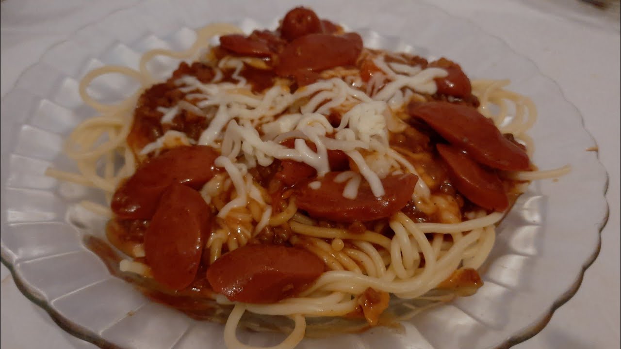 How to cook spaghetti in arabic spice with hunts pinoy spaghetti sauce ...