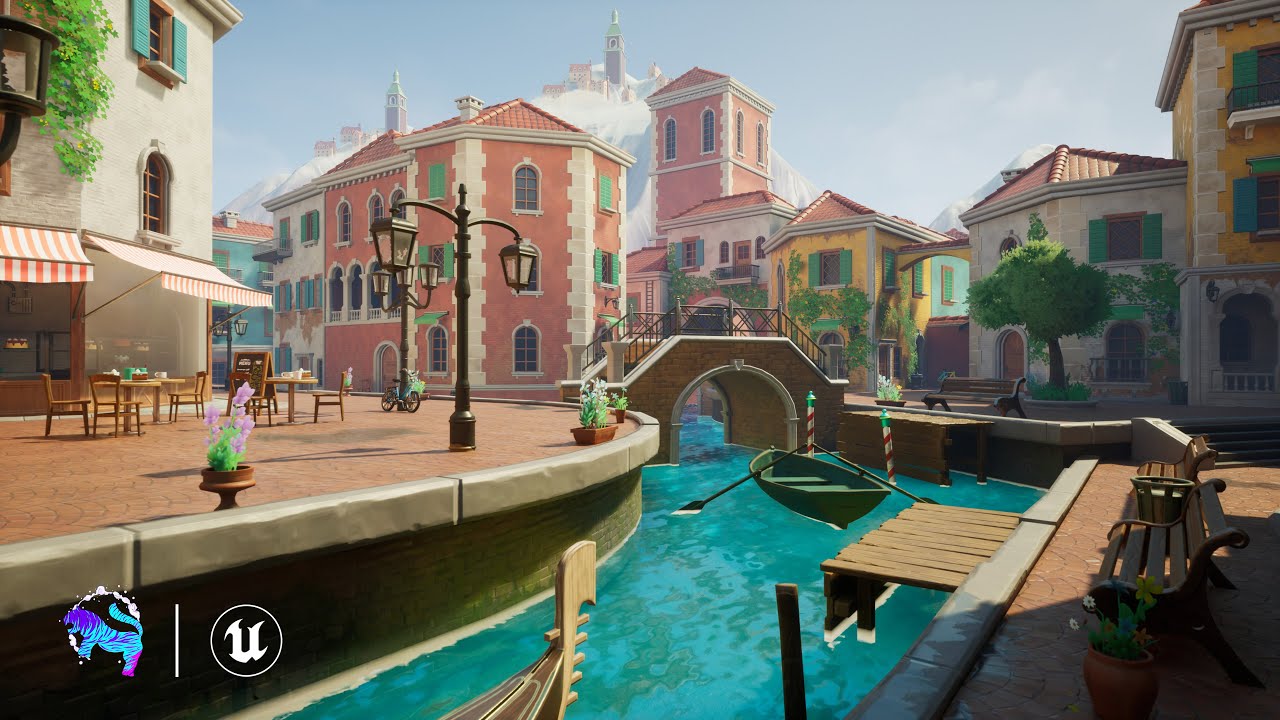 Stylized Italian Town | Unreal Engine | Game-Ready Assets - YouTube