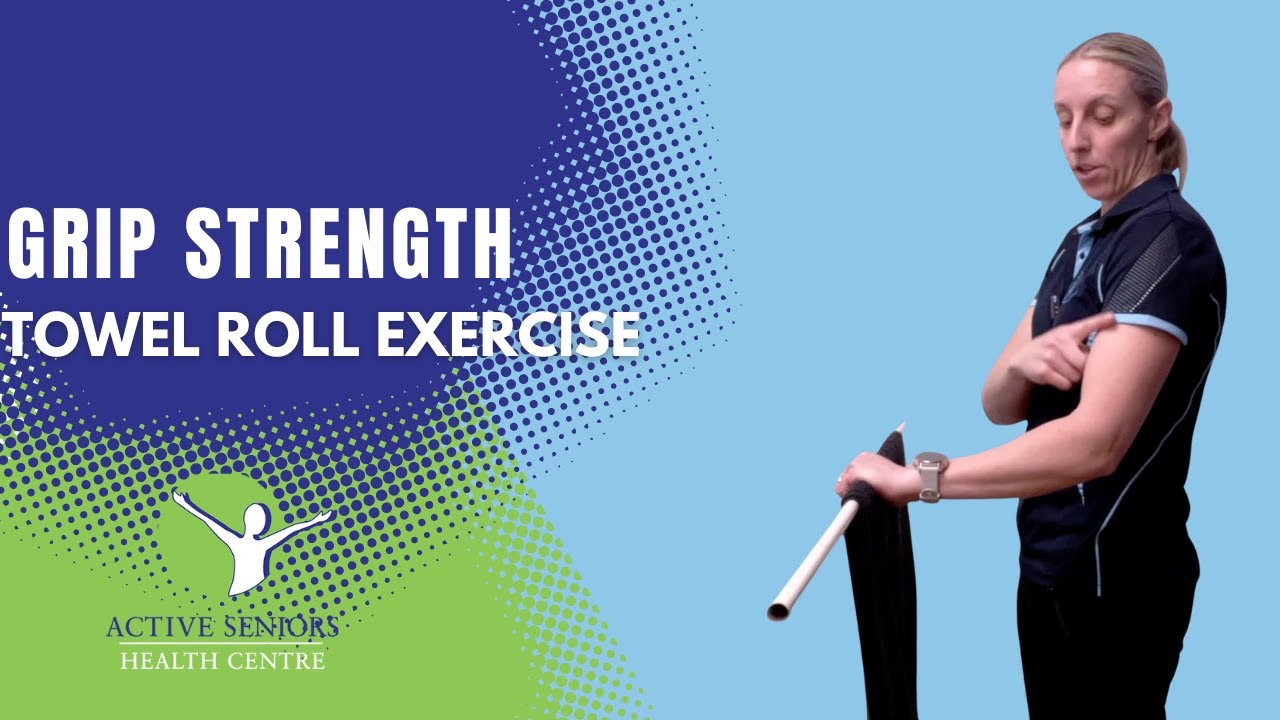Grip strength towel rolls - YouTube
