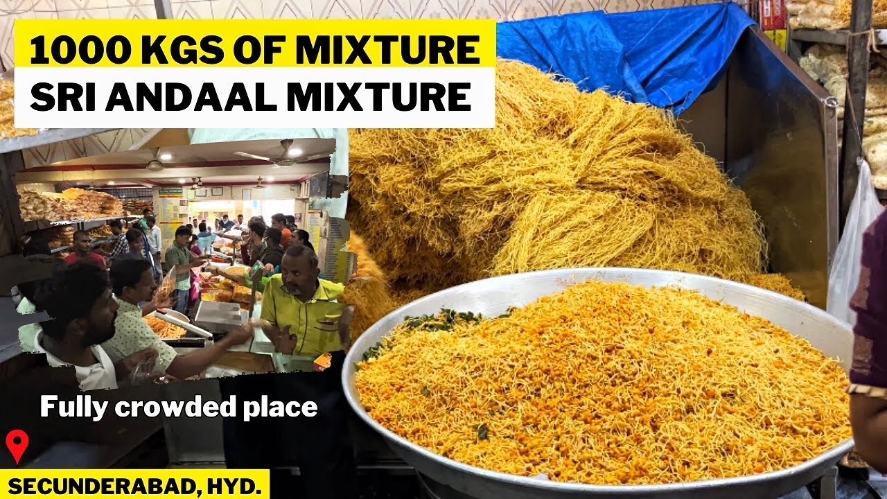 Famous Place In Hyderabad For Sweets And Hot 1000kgs Mixture Sold In famous-place-in-hyderabad-for-sweets-and-hot-1000kgs-mixture-sold-in