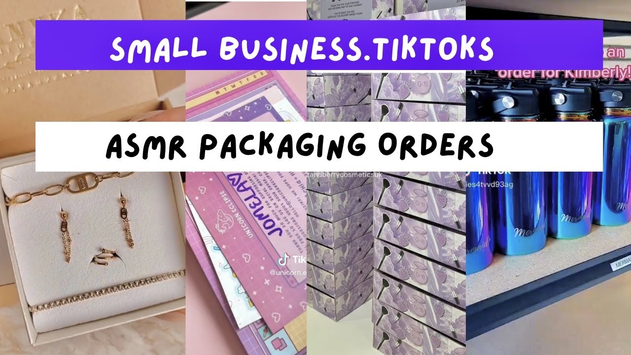 Asmr Packaging Orders!🤍Part:20 | Smallbusiness.tiktoks #smallbusiness # ...