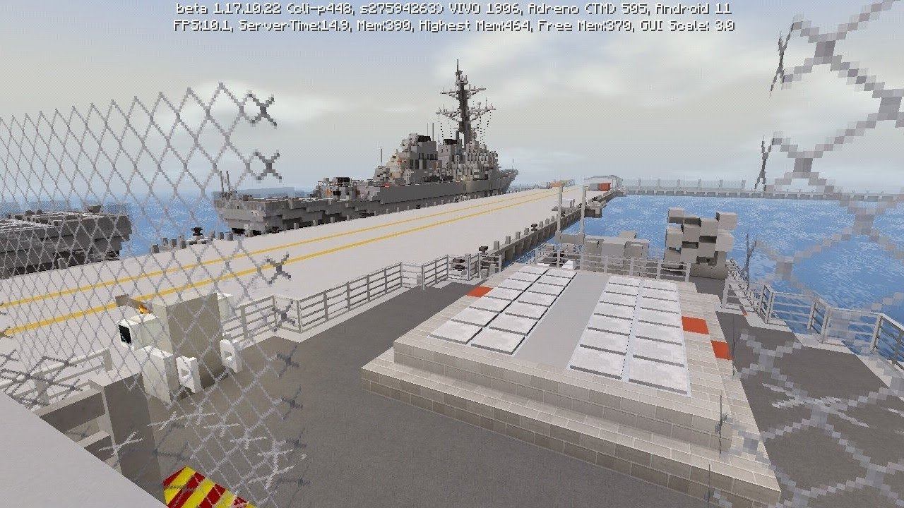 MINECRAFT PE: Naval Base Realistic Map - YouTube