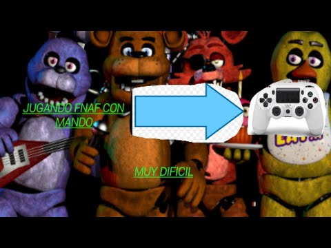 JUGANDO FNAF CON MANDO: *MUY DIFICIL* - YouTube