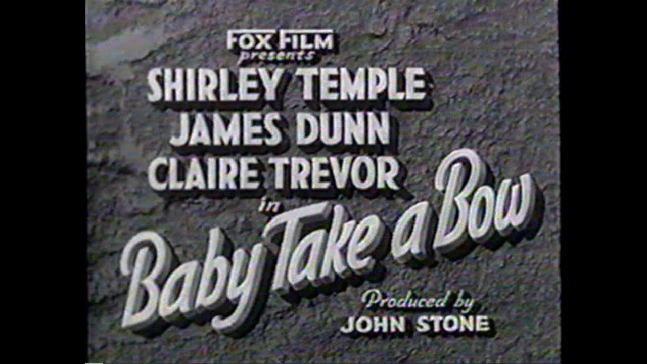 Shirley Temple - Baby Take a Bow 1934 - YouTube