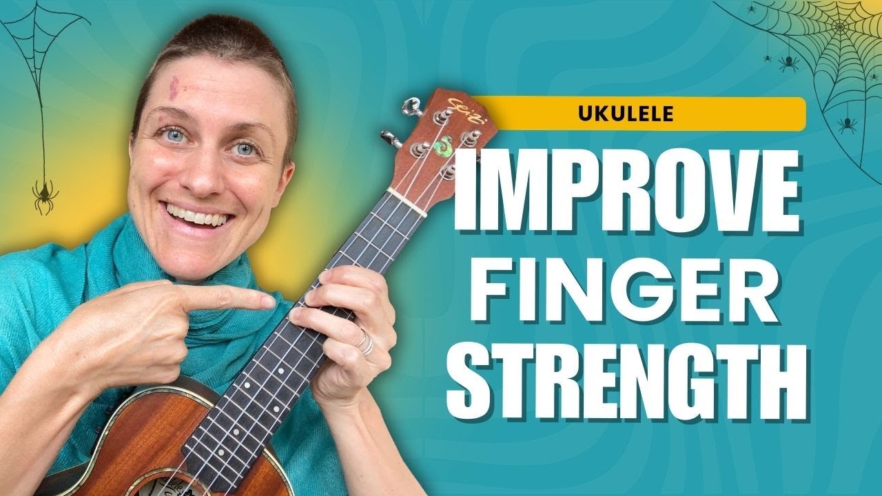 Finger Dexterity Exercise Ukulele: Spider Exercise! 🕷️ - YouTube
