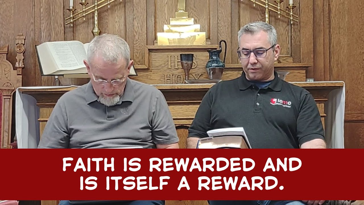 Faith is rewarded and is itself a reward. - YouTube
