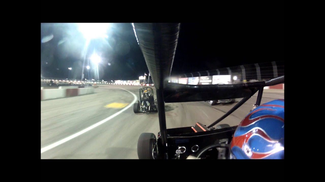 Las Vegas Bullring USAC Ford Focus midgets Michael Fanelli April 7th ...