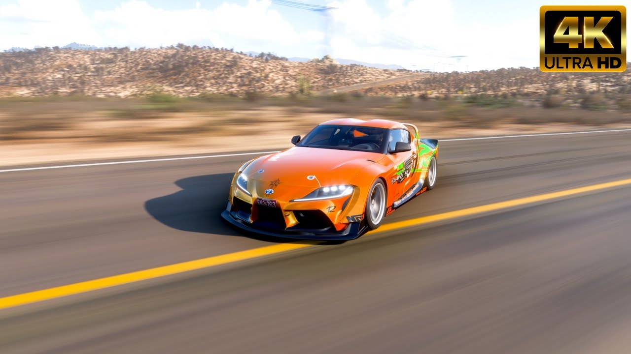 1350HP Toyota GR Supra 2020 - Forza Horizon 5 | 4k gameplay - YouTube