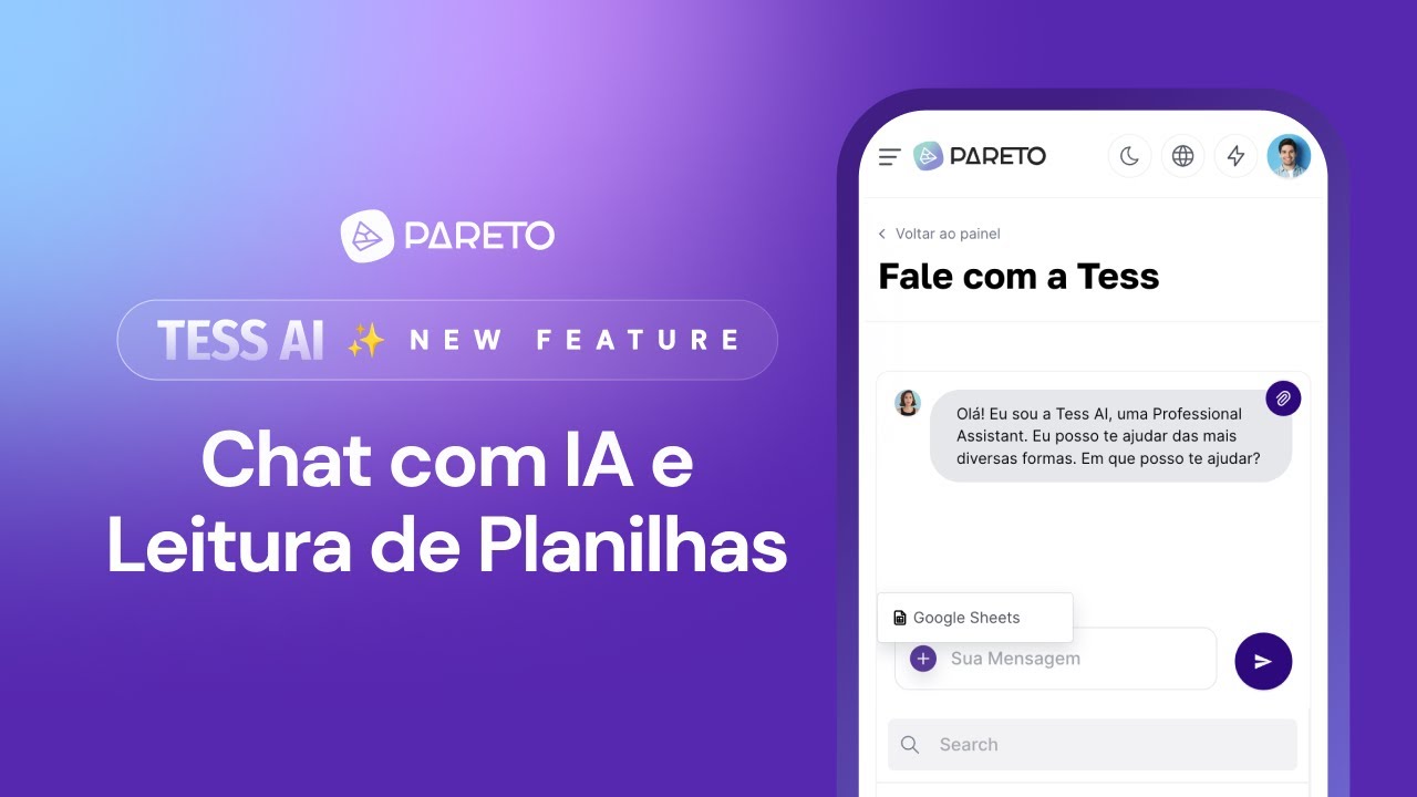 Tess AI: Chat com IA e Leitura de Planilhas | Nova Feature - YouTube