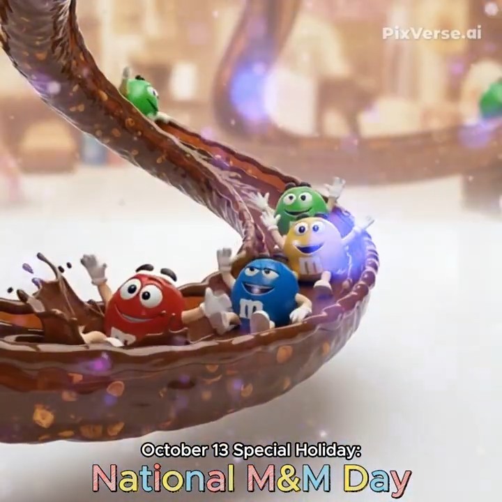 October 13 Special Holiday: National M&M Day #nationalm&mday #mandm # ...