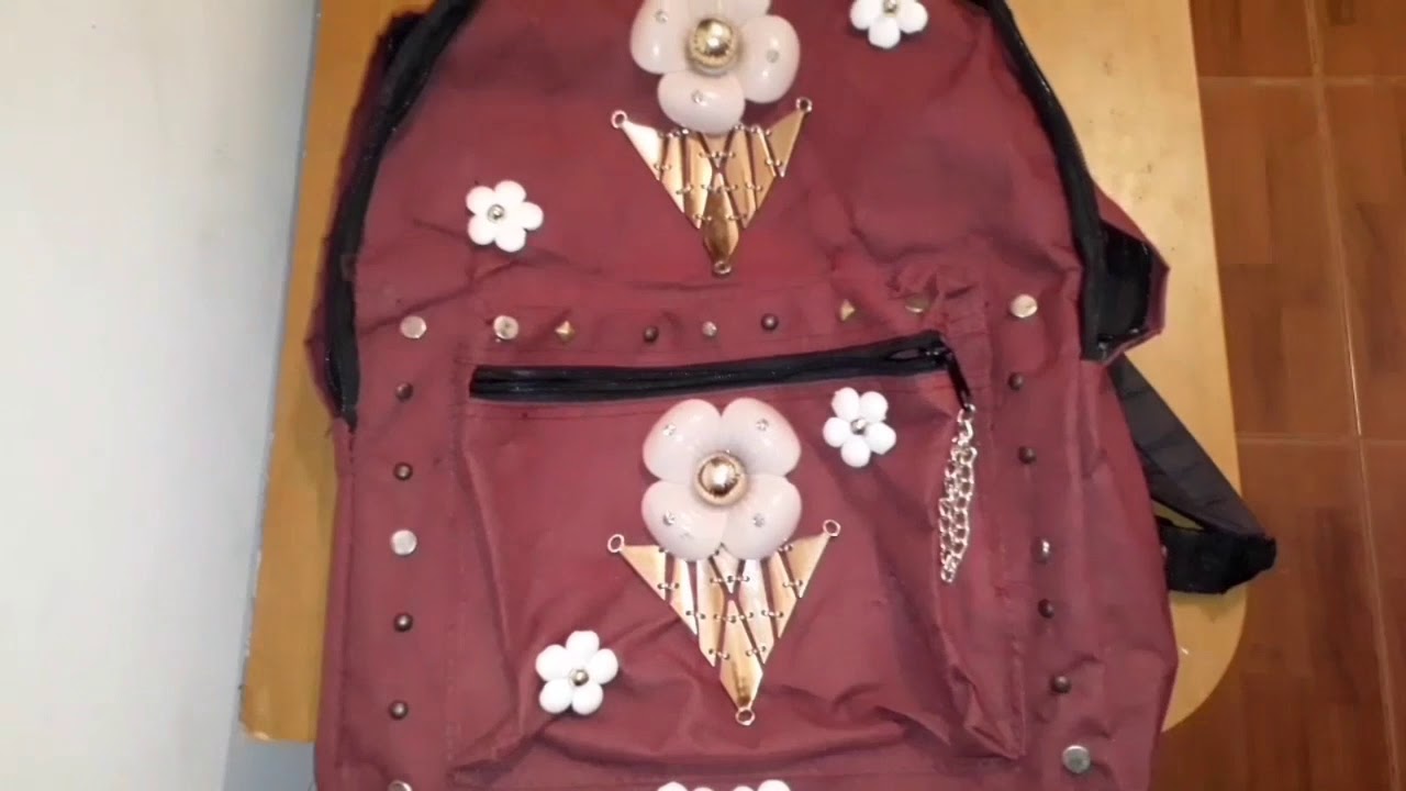 Como decorar un bolso - YouTube