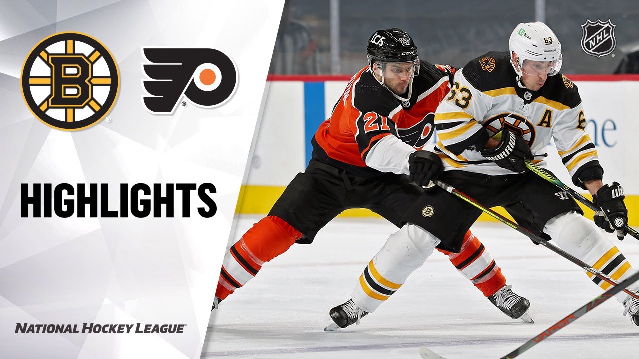 Bruins @ Flyers 4/10/21 | NHL Highlights - YouTube