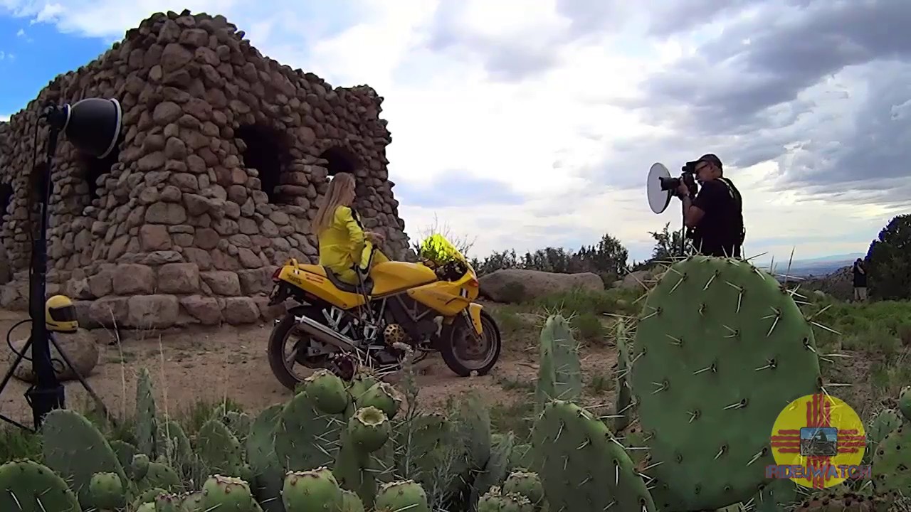 Kill Bill Theme Photo Shoot with Ducati Supersport - YouTube