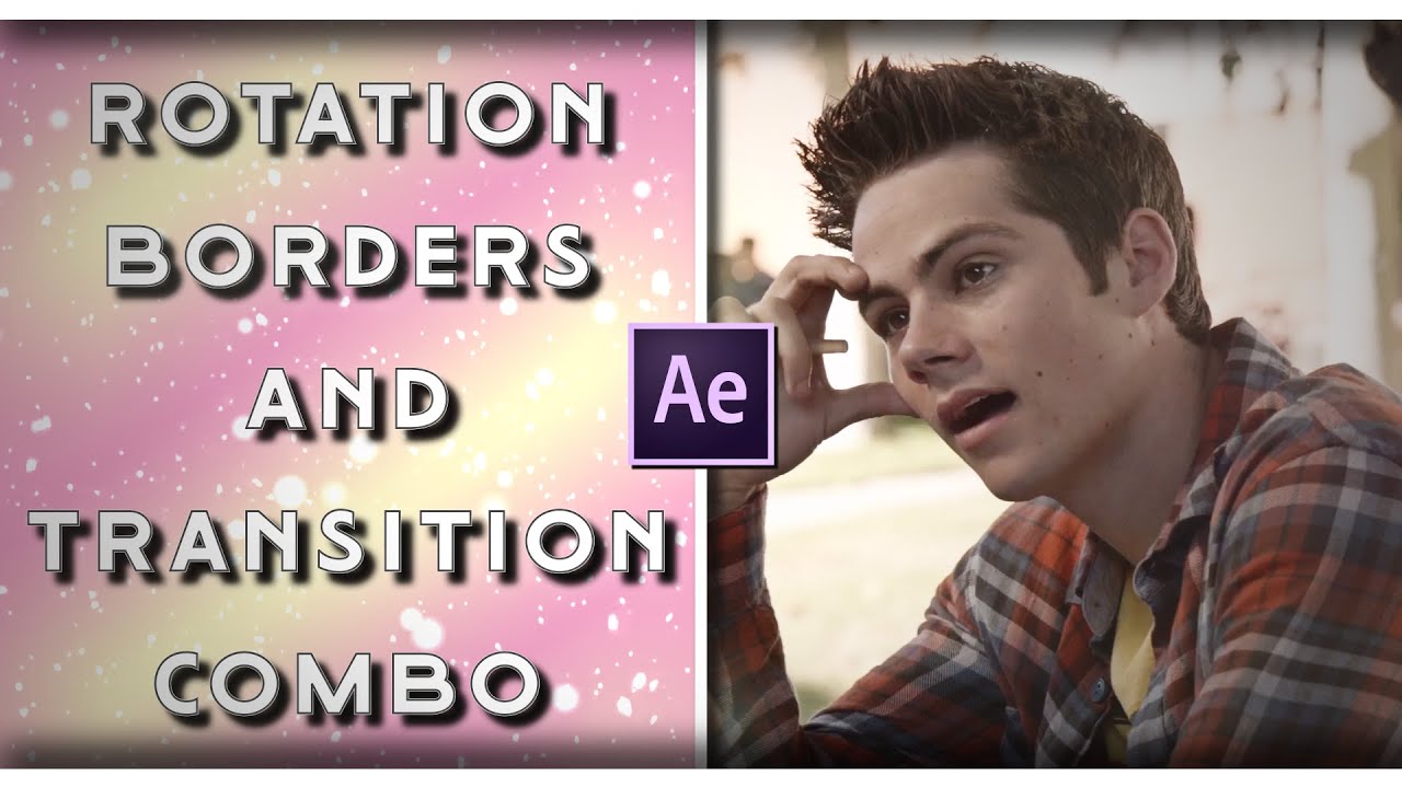 rotation borders w/ transition combo | after effects - YouTube
