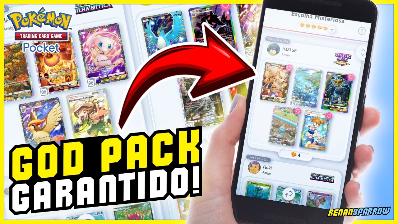 SAIBA COMO GARANTIR GOD PACK NAS ESCOLHAS MISTERIOSAS! || Pokémon ...