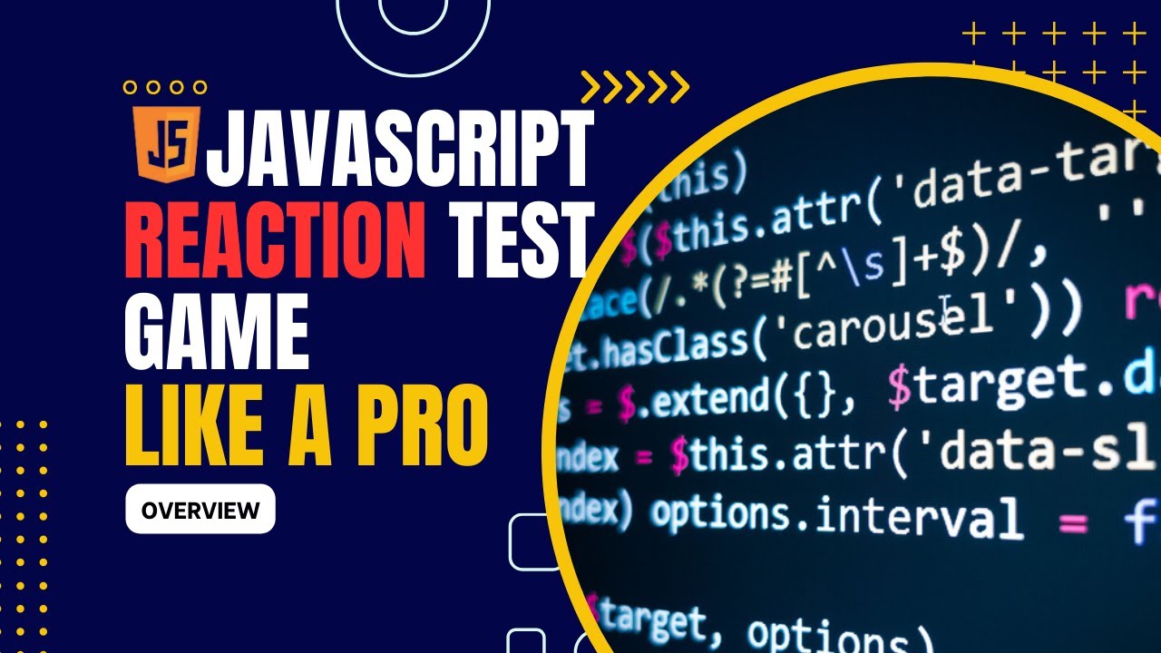 Test Reaction JavaScript Game: For Beginner -2020 [Simple]-Introduction ...