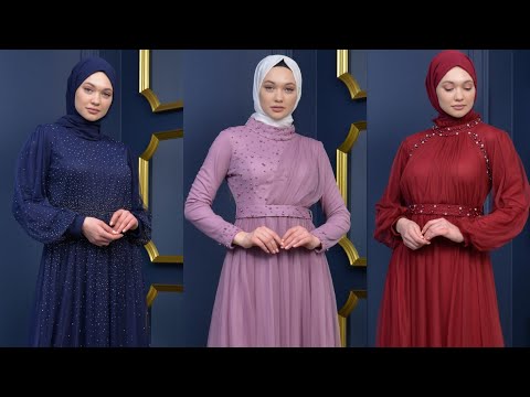Tesettür Abiye Modelleri yeni Koleksiyon 2022 - (48)