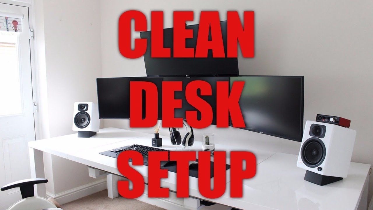 CLEANEST DESK SETUP EVER YouTube cleanest-desk-setup-ever-youtube