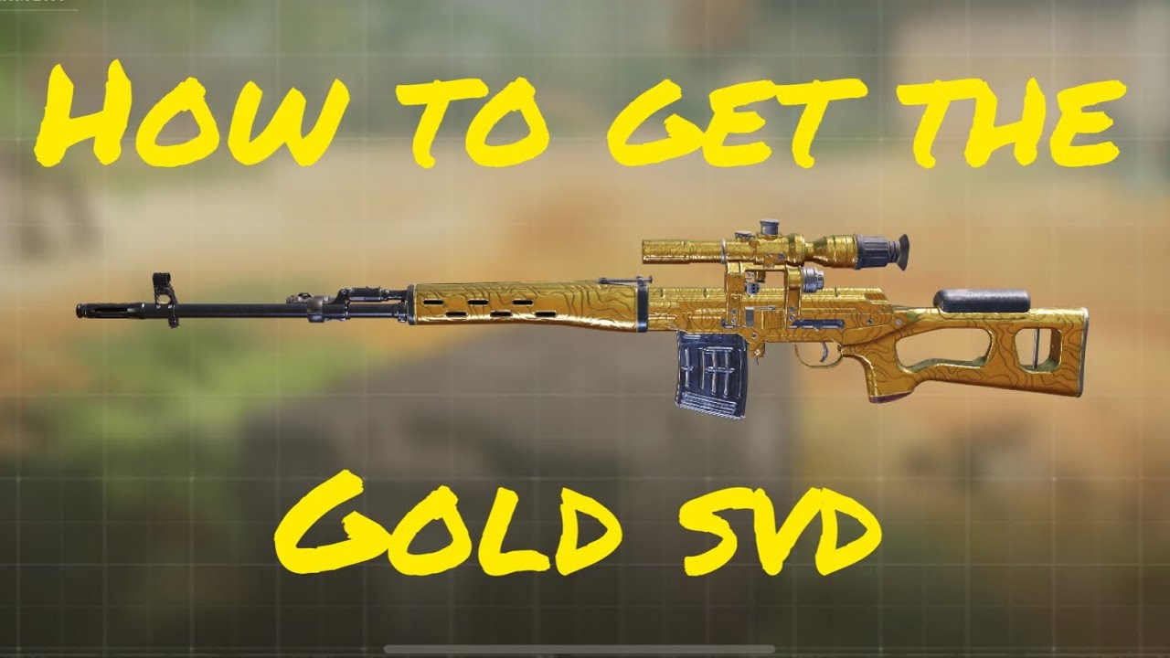 How to get the GOLD SVD in CoD mobile - YouTube