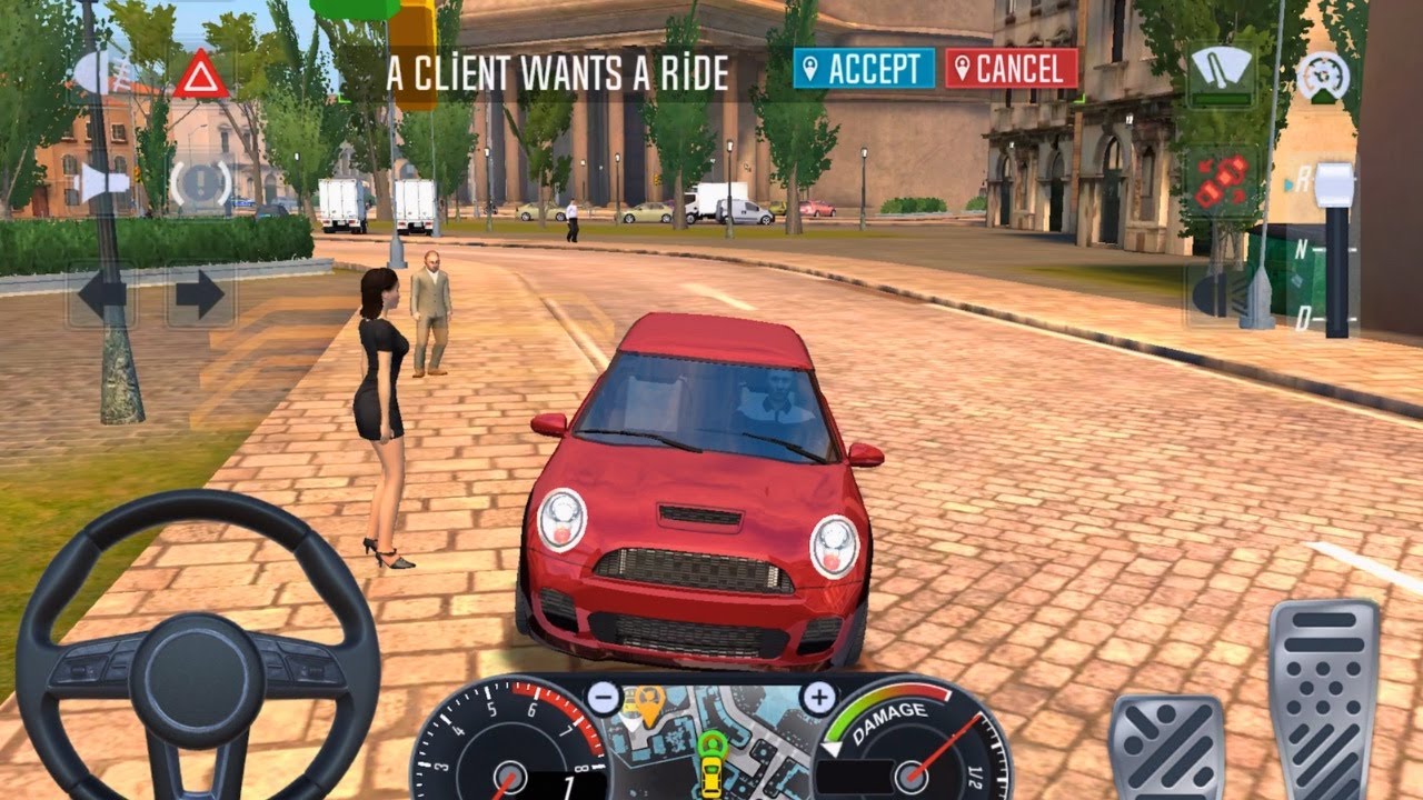 Uber Driving Simulator 🚘⭐️🚧Taxi Sim 2023 - Car Games 3D Android iOS ...