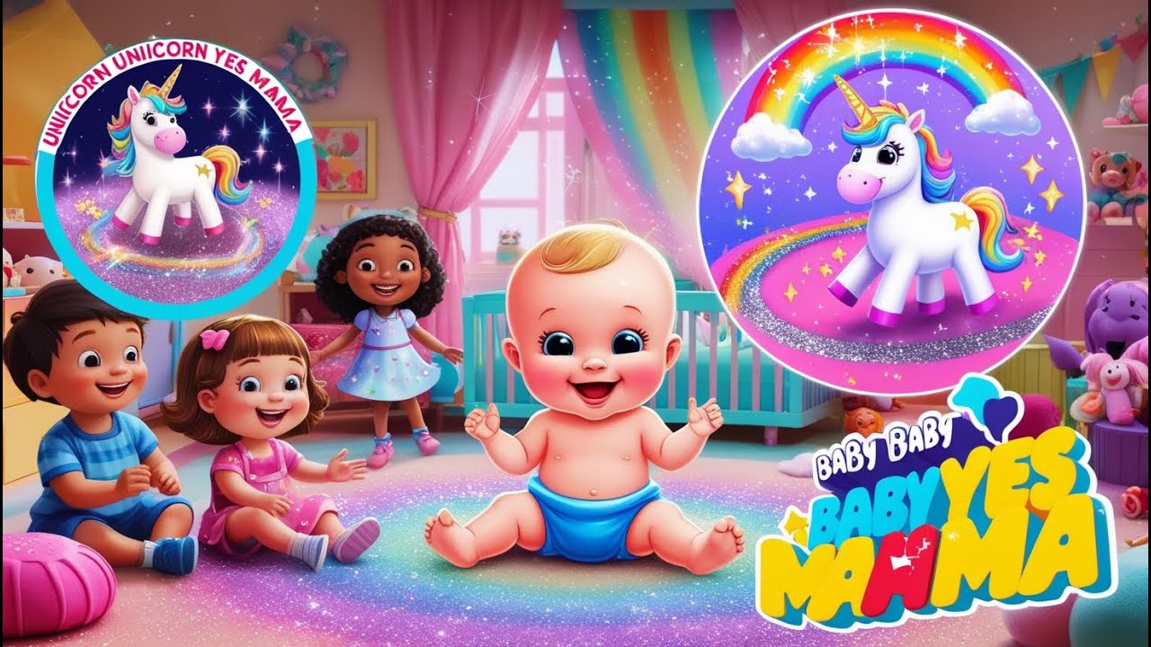 Baby Baby Yes Mama Poem 🧒 | Nursery Rhymes Unicorn Version - YouTube