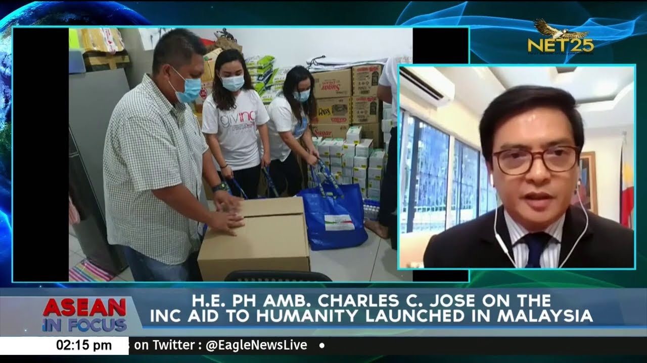 Philippine Amb. to Malaysia, H.E. Charles C. Jose thanks Iglesia Ni ...