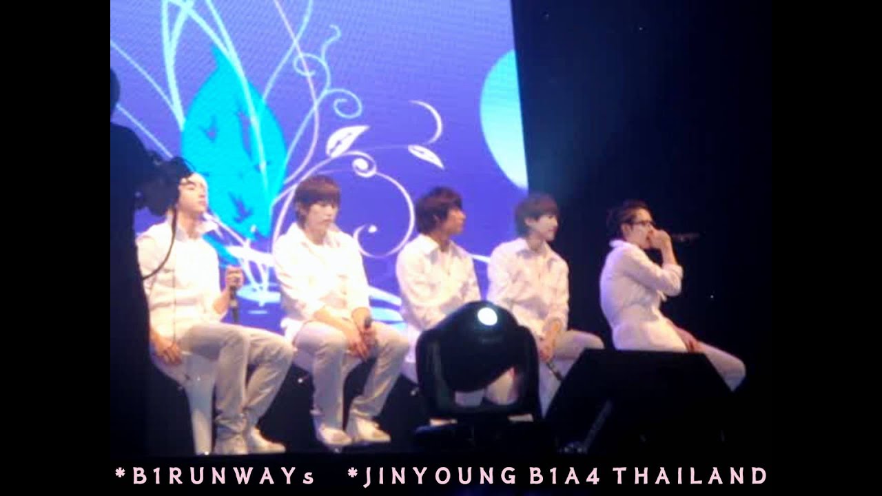 [FANCAM] 111015 B1A4 - Chu Chu Chu @ B1A4 Fanmeet in BKK - YouTube