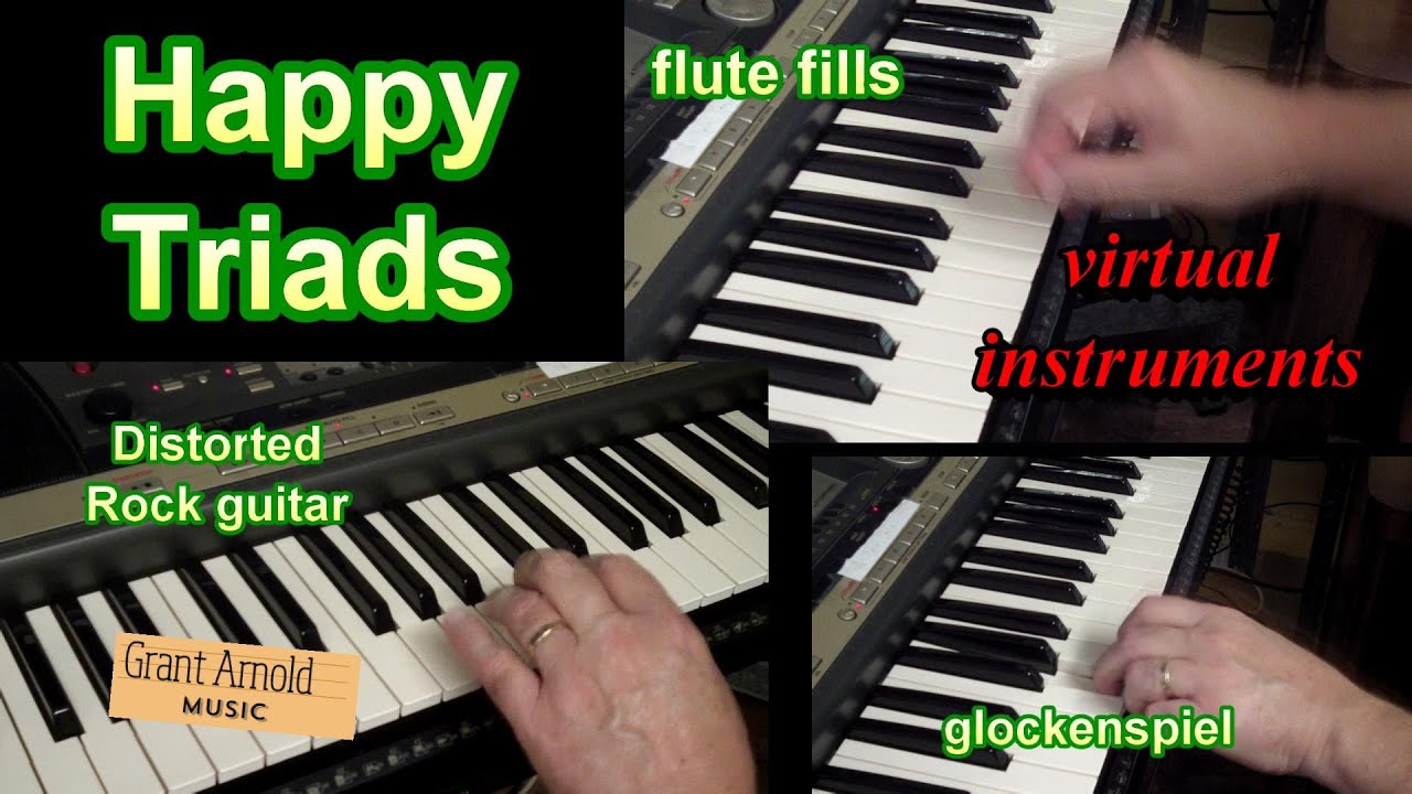 Happy Triads (A Happy Gathering of Virtual Instruments!) - YouTube