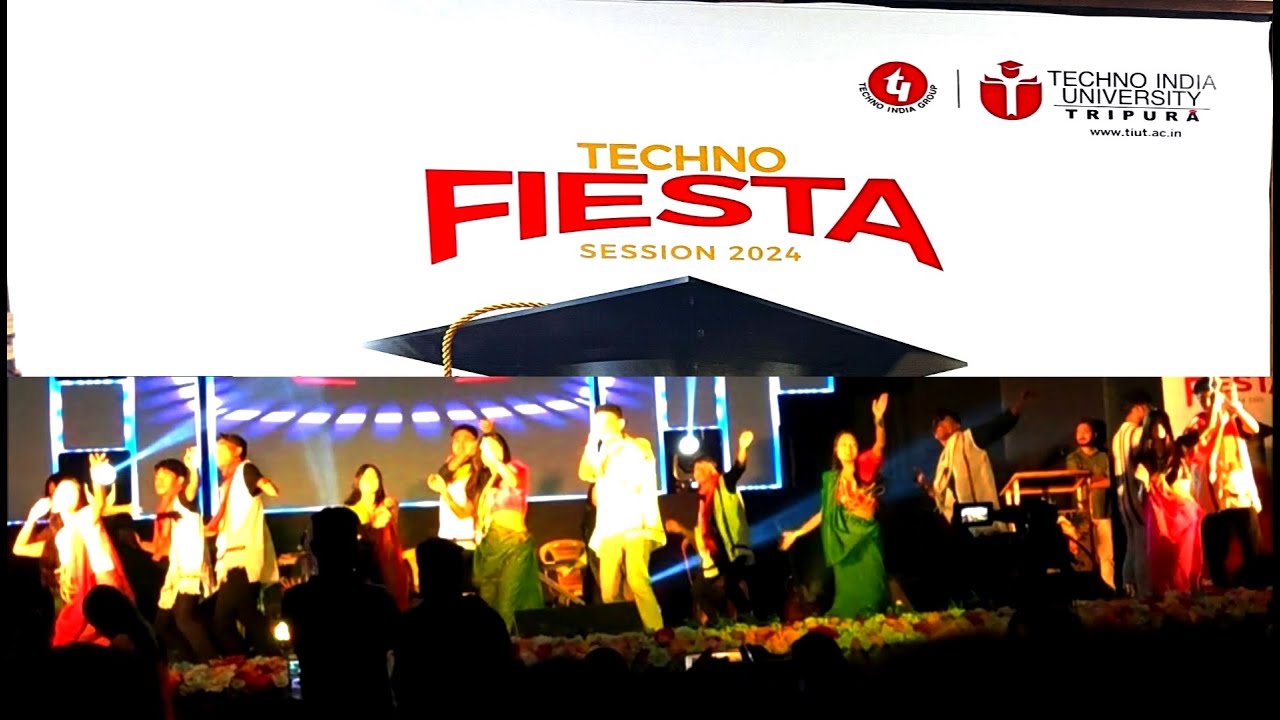 Techno Fiesta Freshers Dance || Techno India University Tripura #tiut ...