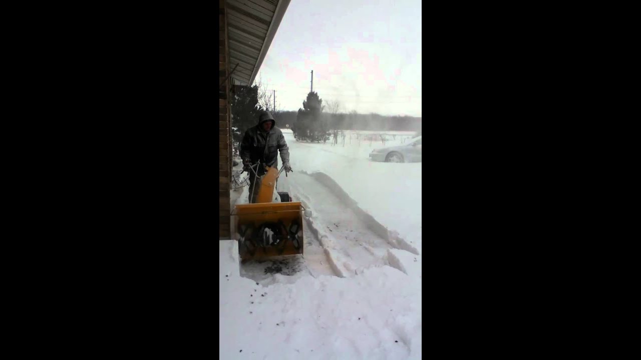 BCS 853 with Berta two stage snowblower - YouTube