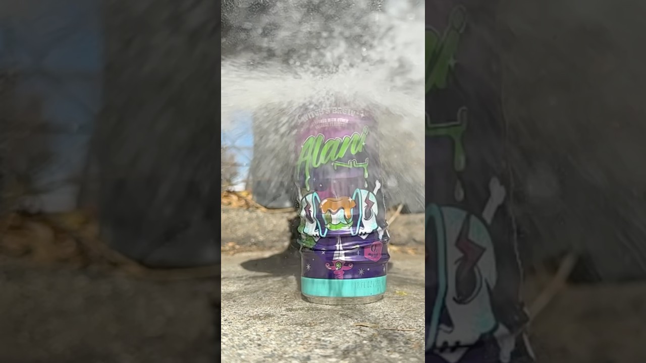 Alani Space Can Crush Slow Motion #satisfyingvideo #explore # ...