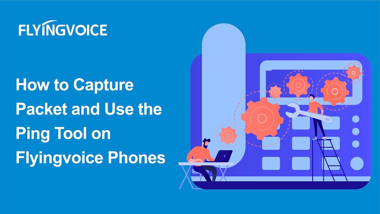How to Capture Packet and Use the Ping Tool on Flyingvoice Phones - YouTube