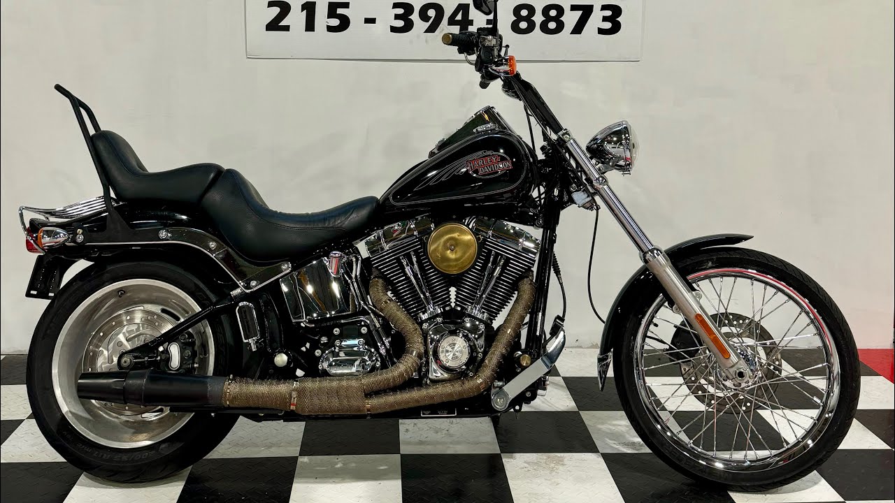 2007 HD Softail Custom Brandon - YouTube