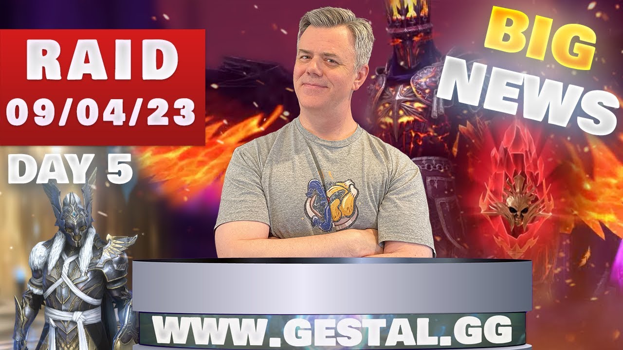 Big News on Mythical Champs - Day 5 Strategos Islin - Raid Today 09/04 ...