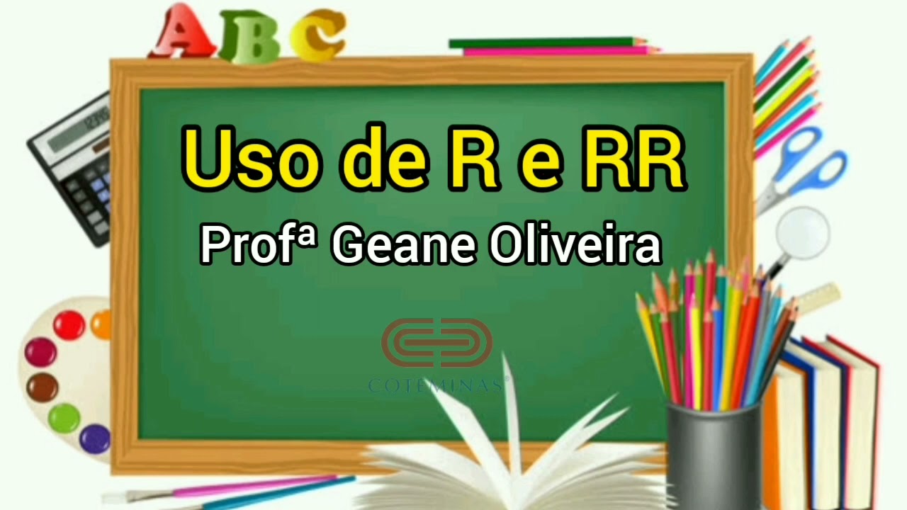 Uso de R e RR - YouTube