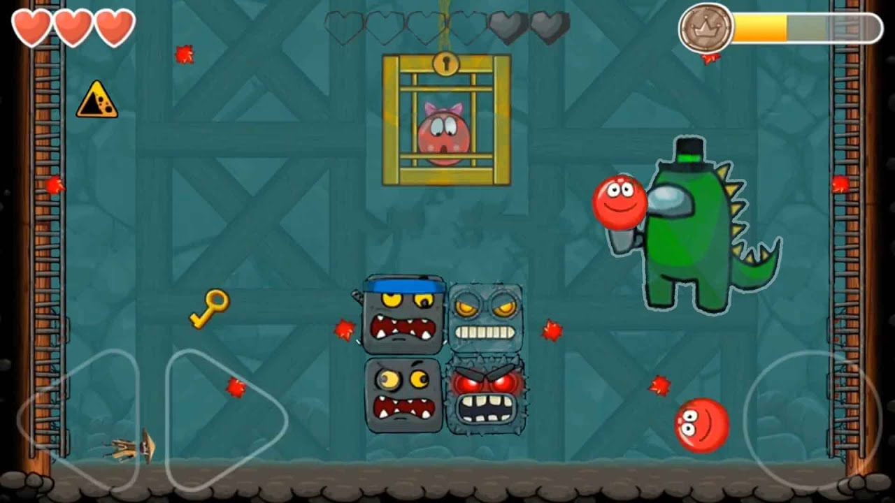 Among Us Boss Fights with Combo Boss in Red Ball 4. - YouTube