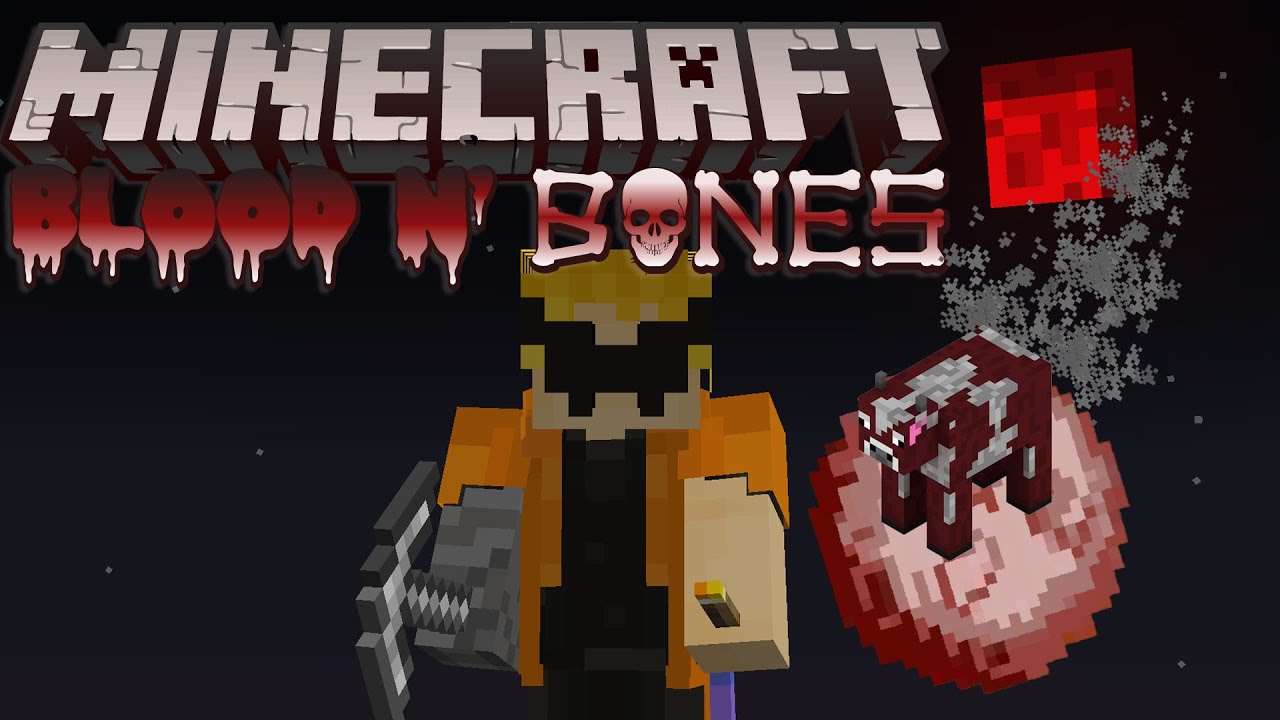 Minecraft New Blood N Bones 1.18.2 Modpack! Ep 5 Leo Saves a Meteor cow ...