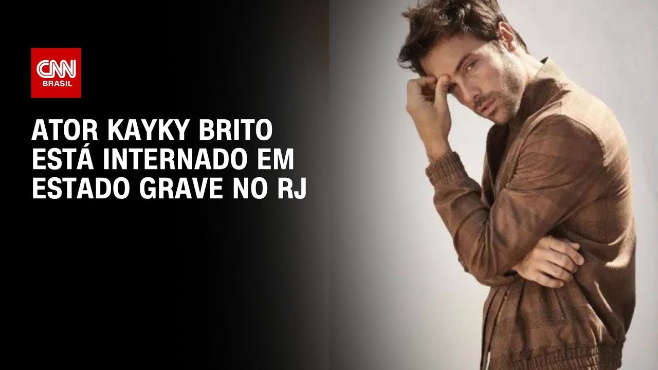 Ator Kayky Brito está internado em estado grave no RJ | LIVE CNN - YouTube