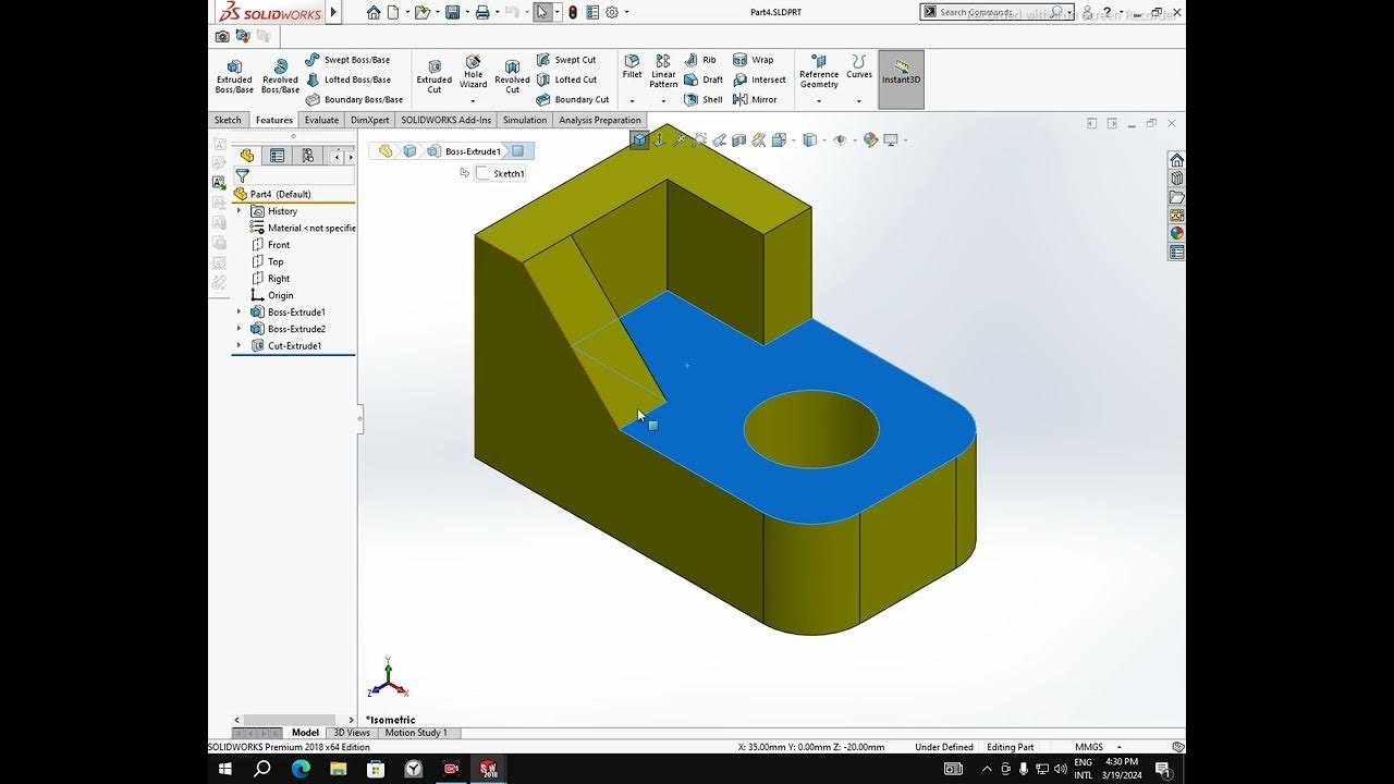 Solidworks Tutorial Exercise 2 - YouTube