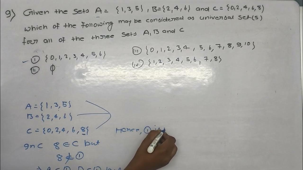 Set Theory (lecture-32) Exercise -1.3(NCERT) Class:11th,Q(9). - YouTube