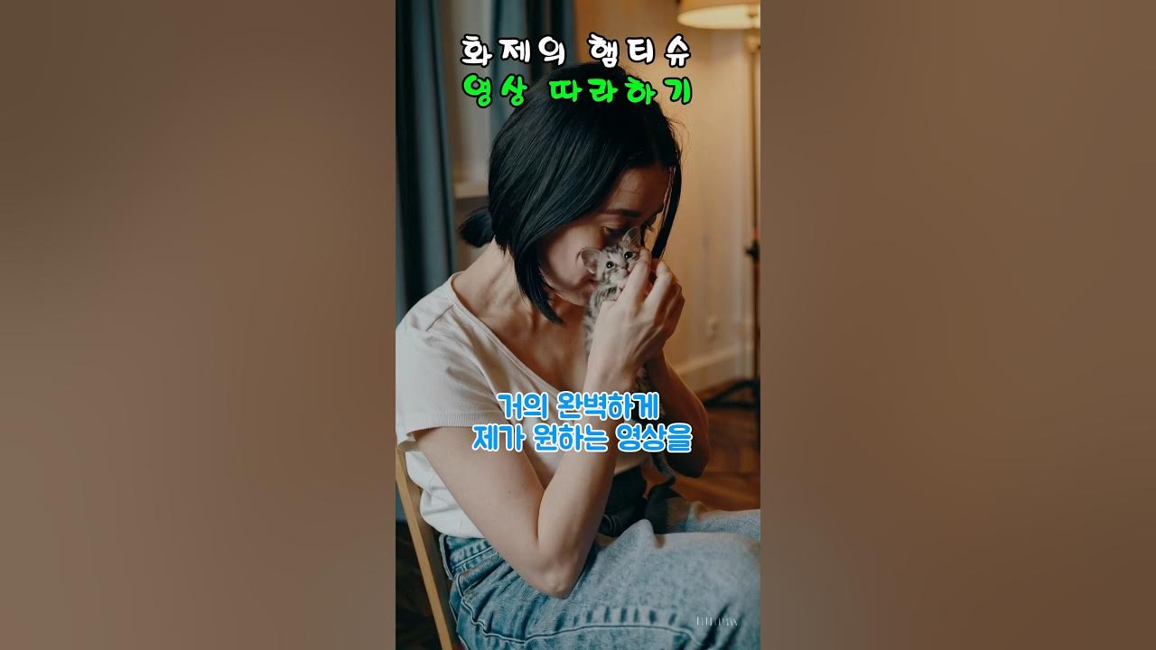 햄토리영상 따라하기 #고양이 - YouTube