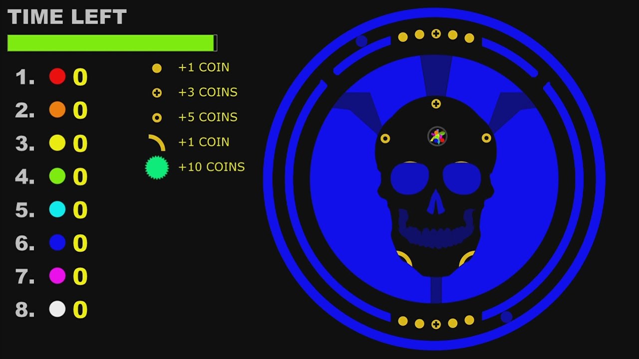 The Skull - Pinball Game Marble Race - YouTube