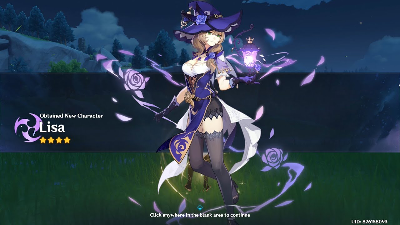Genshin Impact - Lisa New Character Trial #4 - YouTube