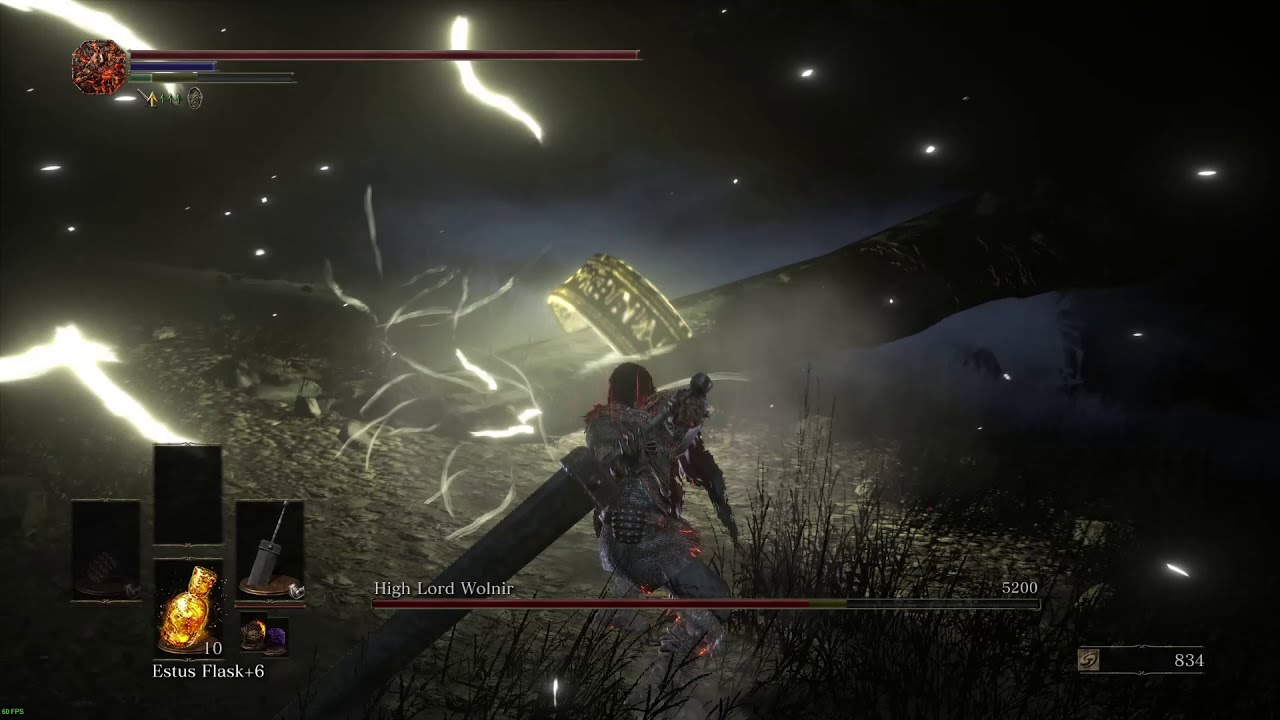 Dark Souls 3 High Lord Wolnir fight (str build) - YouTube