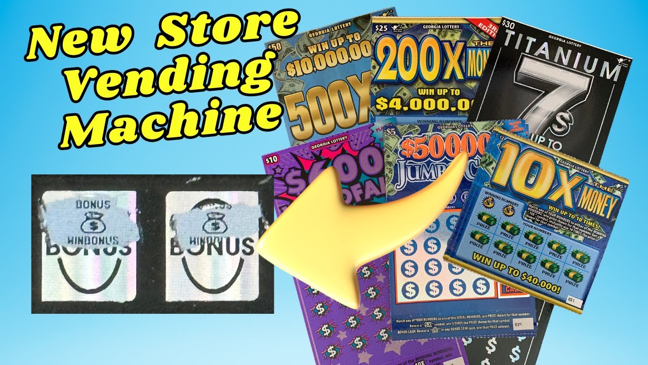 Trying Out New Store's Lottery Vending Machine - YouTube