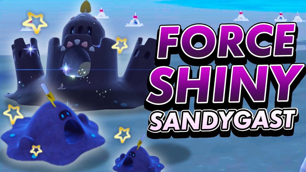 How to get SHINY Sandygast/Palosand EASY in Pokemon Scarlet and Violet ...