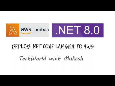 AWS Lambda .NET Core Create and deploy from command line CLI - YouTube