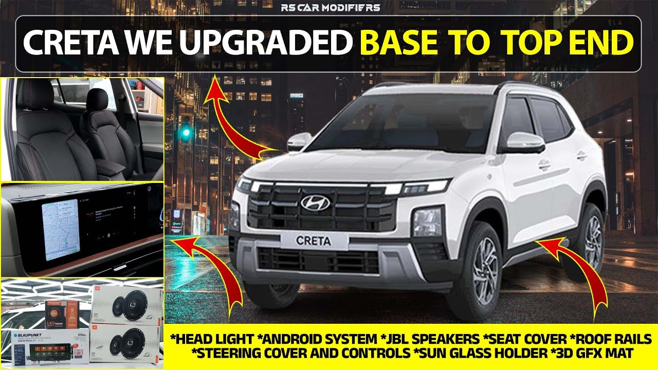 CRETA WE MODIFIED BASE TO TOP END @rscarmodifiers - YouTube