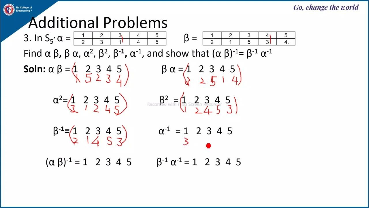 DMS Unit 4 Lecture 4 Additional problems and Lagranges theorem - YouTube