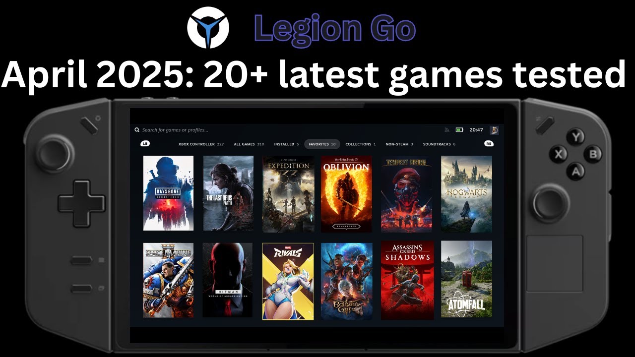 Legion Go Z1E in April 2025. Still worth it? 20+ Latest Games Tested ...